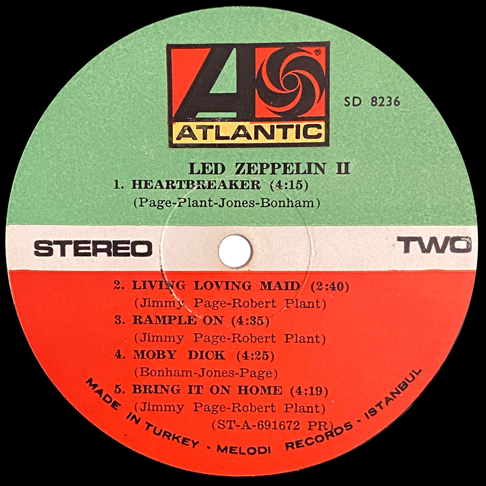 LP Led Zeppelin II Turkey (SD8236) #1 - Zepfan