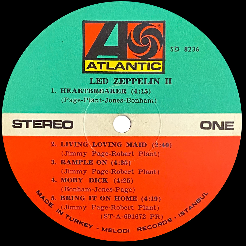 LP Led Zeppelin II Turkey (SD8236) #2 - Zepfan
