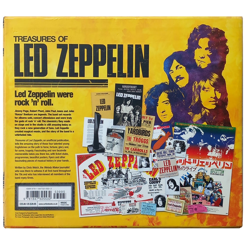 Book Treasures of Led Zeppelin (UK) - Zepfan
