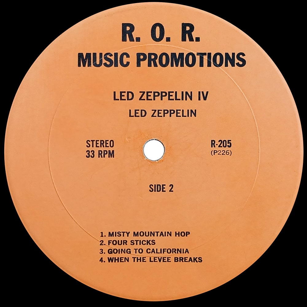 LP Led Zeppelin IV USA (R-205) - Zepfan
